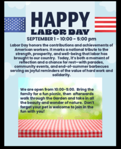 Labor Day - St. Johns Botanical Garden and Nature Preserve