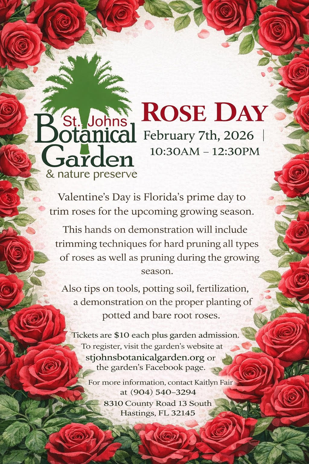 Rose Day - St. Johns Botanical Garden and Nature Preserve